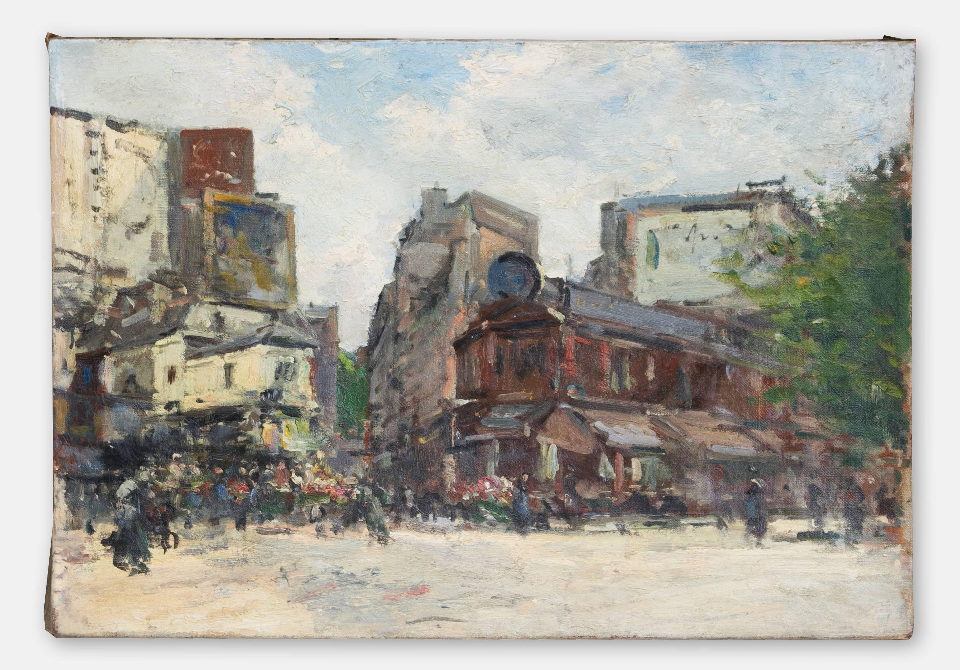 Pierre Jacques Pelletier - Place Blanche in Pigalle Paris by PJ ...