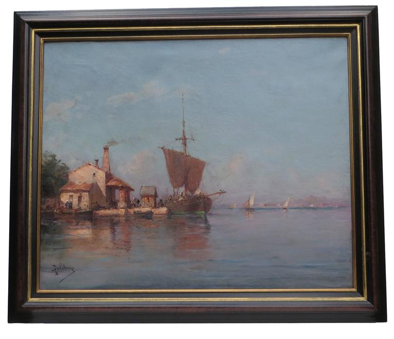 Alfred Emile Godchaux - Alfred Emile Godchaux "les Martigues " at 1stDibs