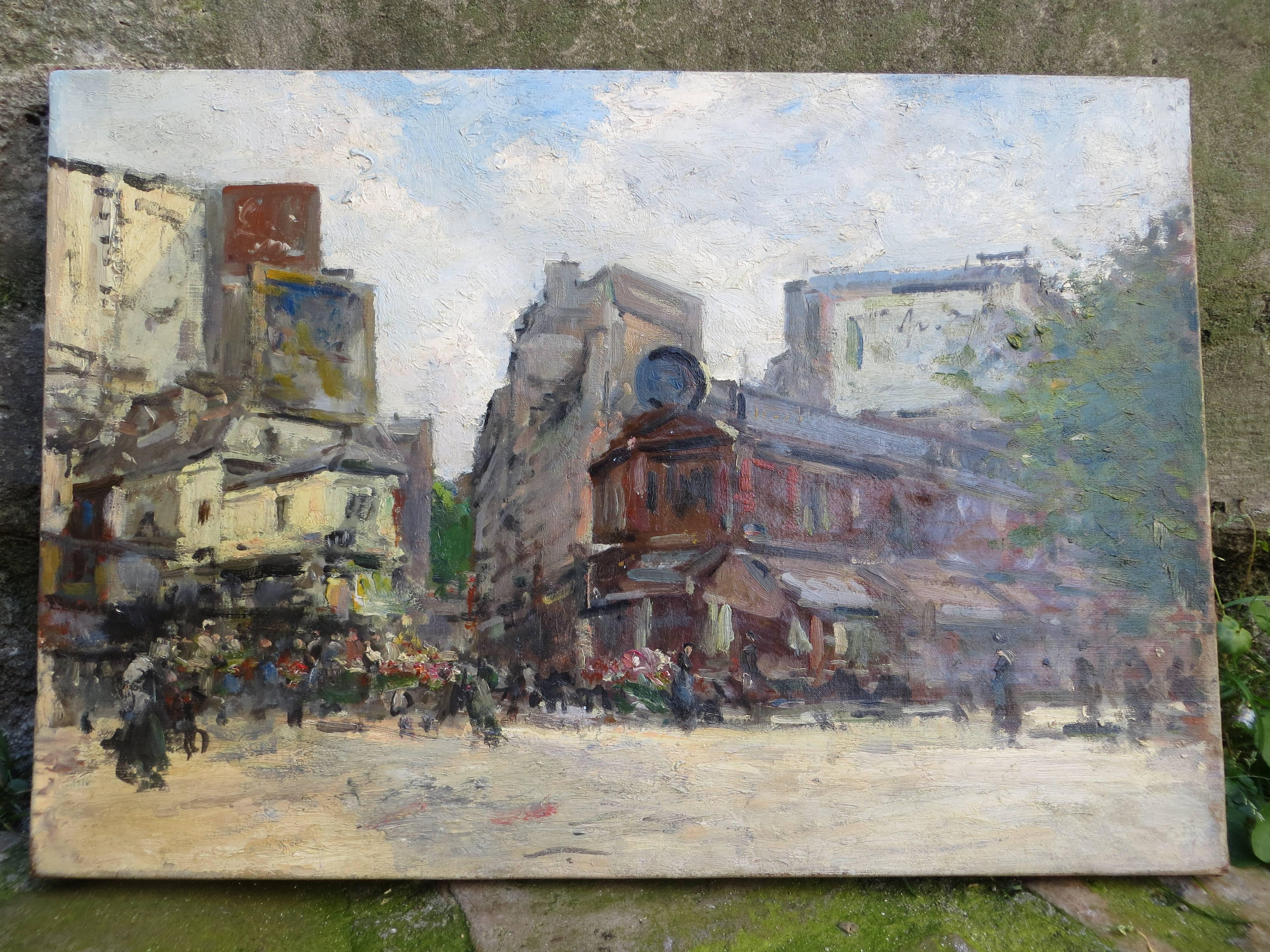 Pierre Jacques Pelletier - Place Blanche in Pigalle Paris by PJ ...