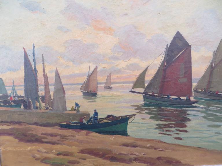 Paul André Jean Eschbach - Seaview in Brittany at 1stDibs