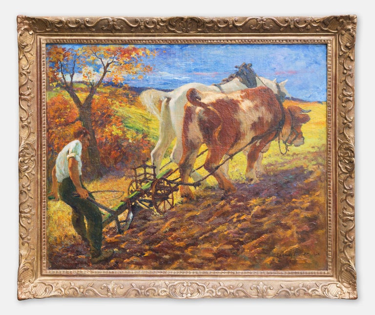 Edouard Louis Henry-Baudot - The Reapers by Henry Baudot at 1stDibs