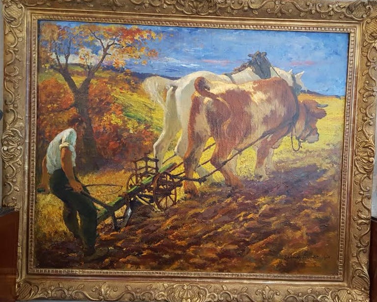Edouard Louis Henry-Baudot - The Reapers by Henry Baudot at 1stDibs