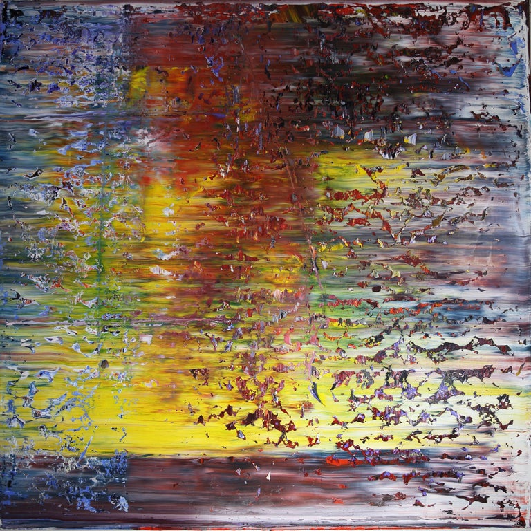 Harry James Moody - abstract with yellow #241 at 1stDibs