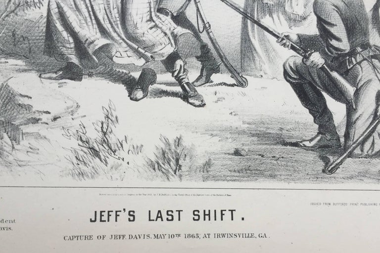 Unknown - JEFF'S LAST SHIFT - (Capture of Jefferson Davis) For Sale at ...