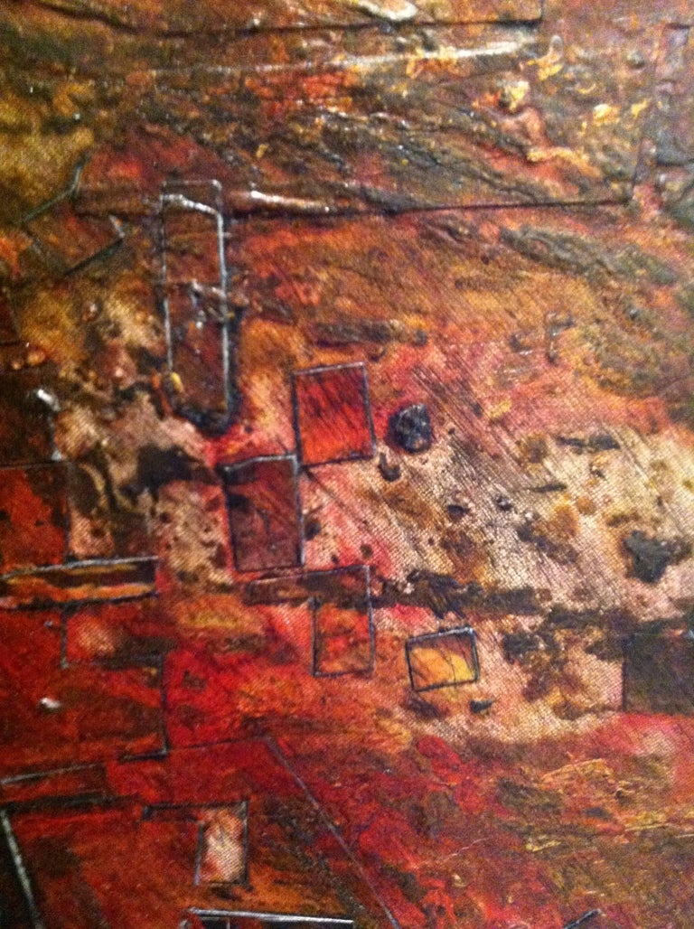 Jaime Suarez - Peinture technique mixte stratifiée -- Paysage agrémenté ...