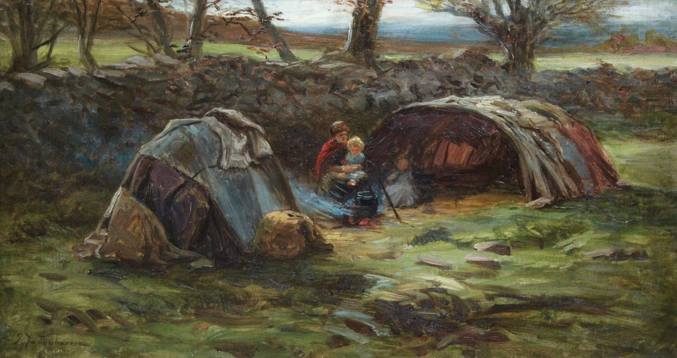 Joseph Farquharson - Gypsy Camp at 1stDibs | joseph farquharson ...