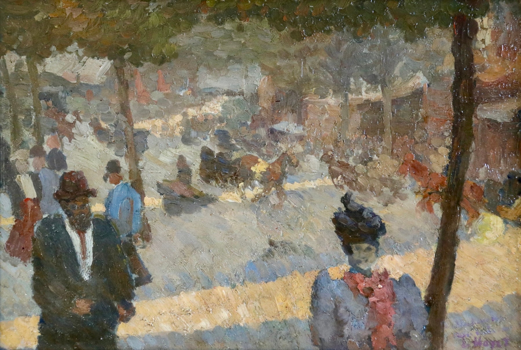 Louis Hayet - Paysage by LOUIS HAYET - Art, French Post-Impressionist ...