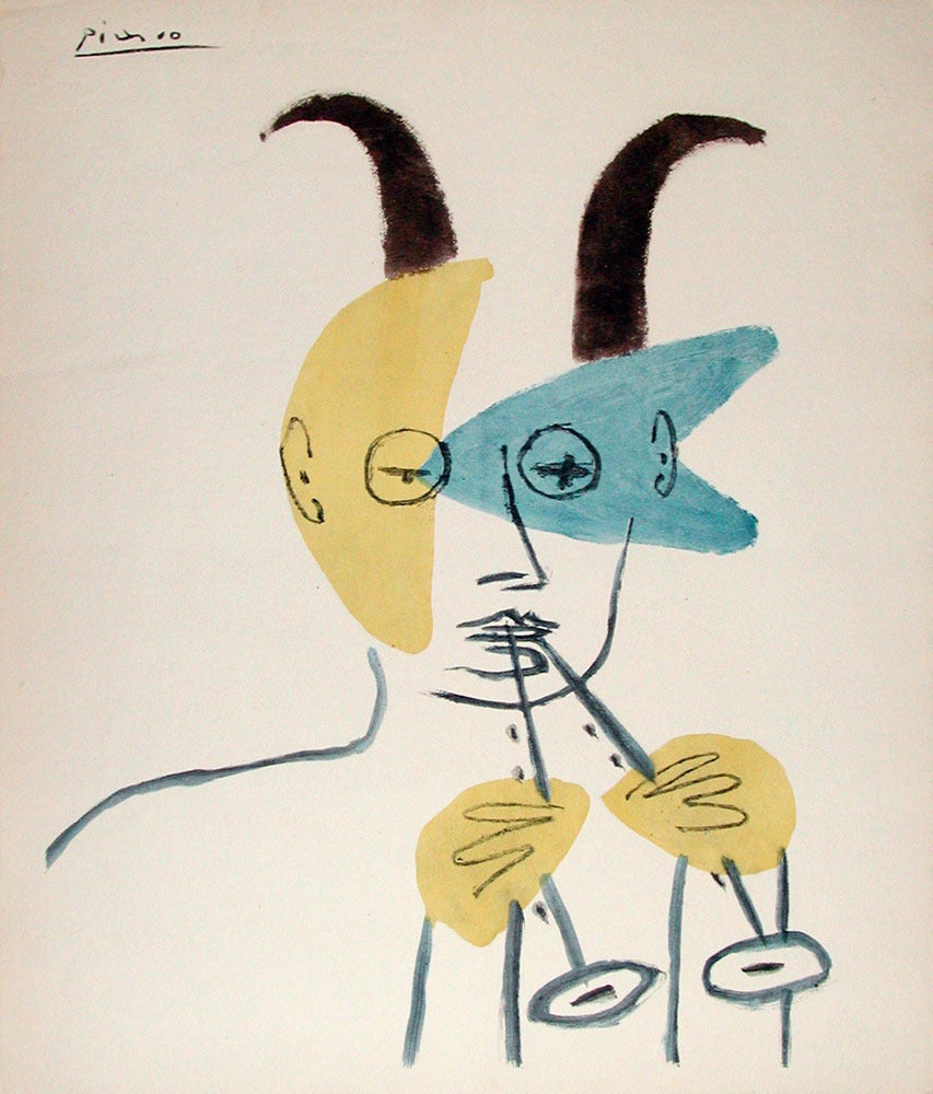 Pablo Picasso - Femmes et Faunes: Faune à la Diaule at 1stDibs