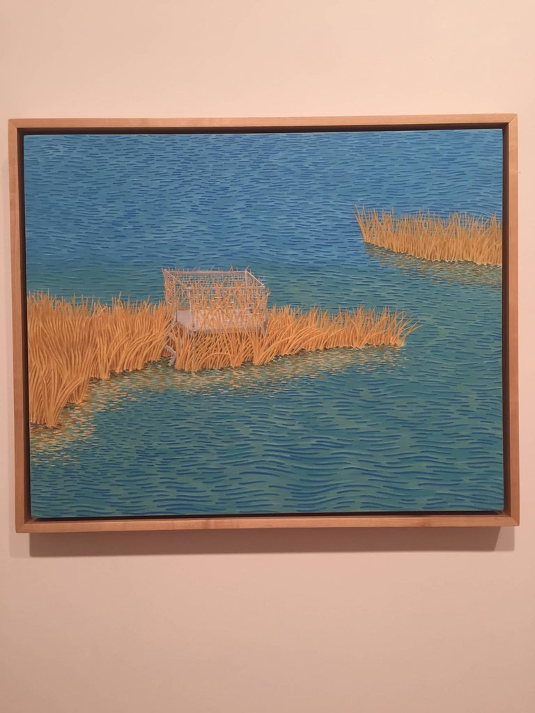 Alan Bray - Alan Bray, Blind, Casein on panel landscape painting, 2014 ...