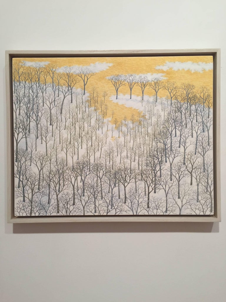 Alan Bray - Alan Bray, Lost Ground, Casein on panel landscape painting ...