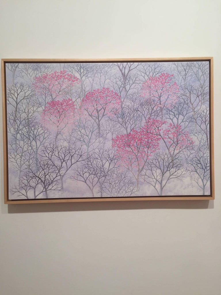 Alan Bray - Alan Bray, Hillside, Casein on panel landscape painting ...