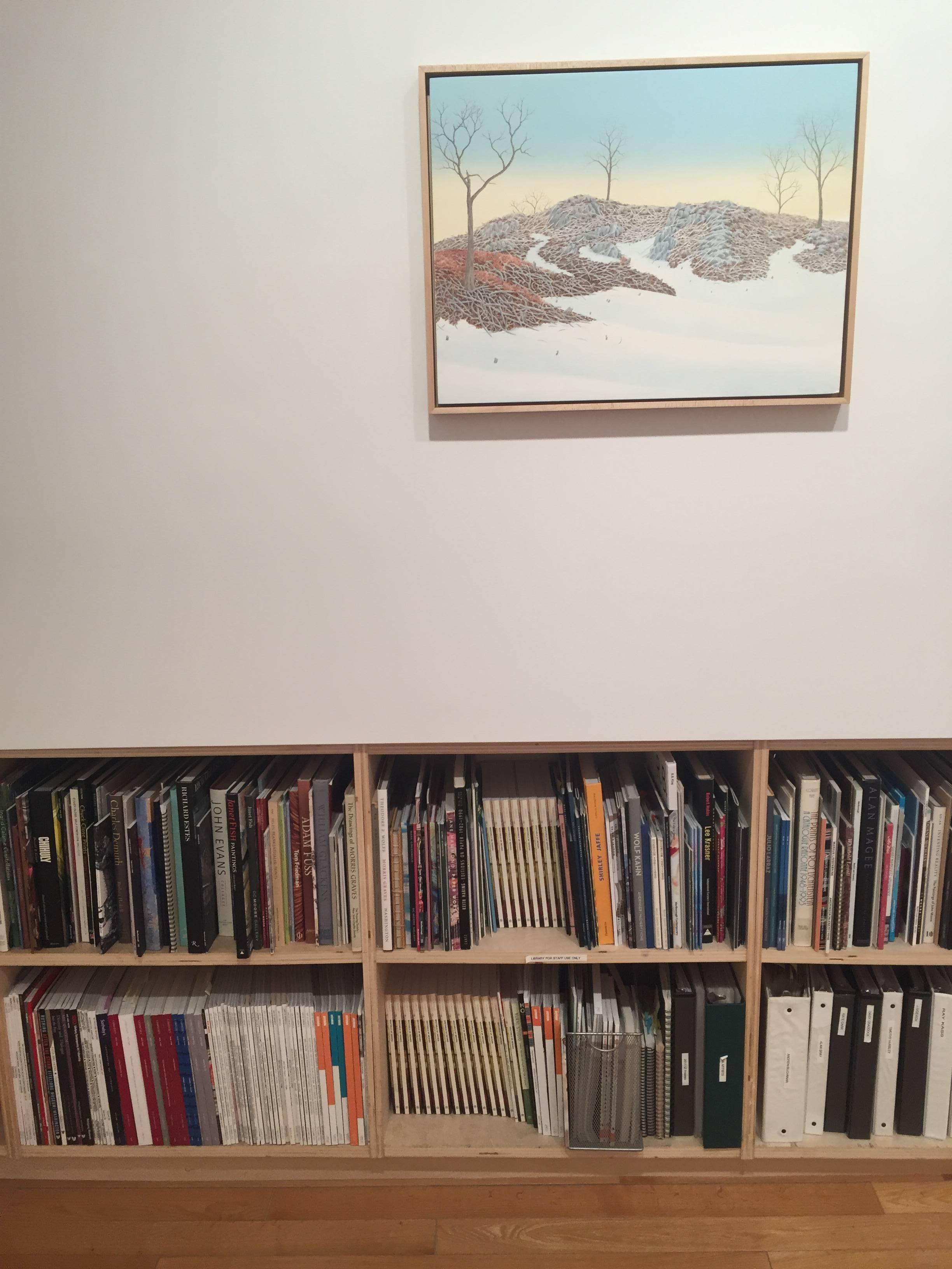 Alan Bray - Alan Bray, Clearcut with Wildlife Trees, Casein landscape ...