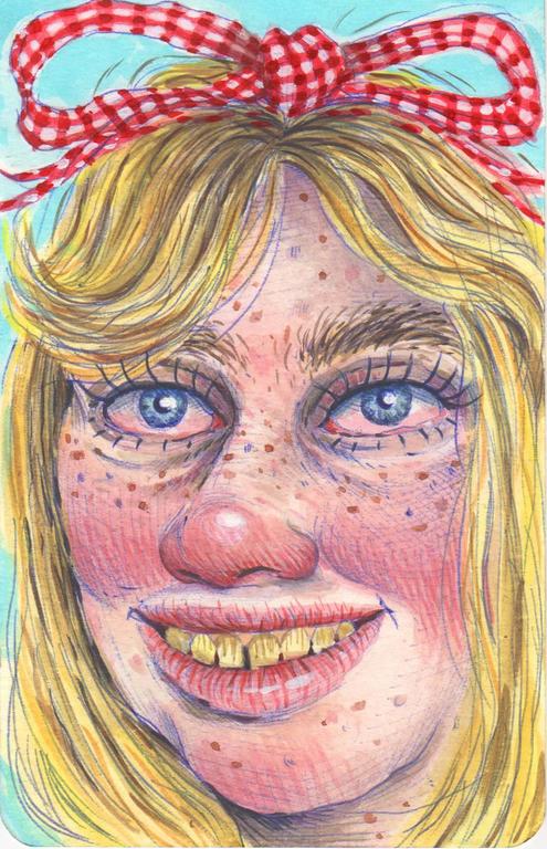 Rebecca Morgan - Gingham Girl 2 For Sale at 1stDibs