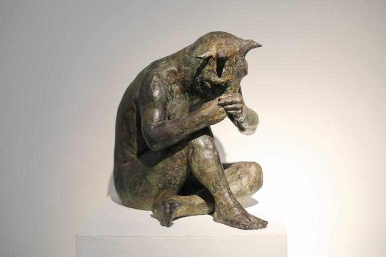 Beth Carter - Minotaur and Moth, bronze sculpture For Sale at 1stDibs ...
