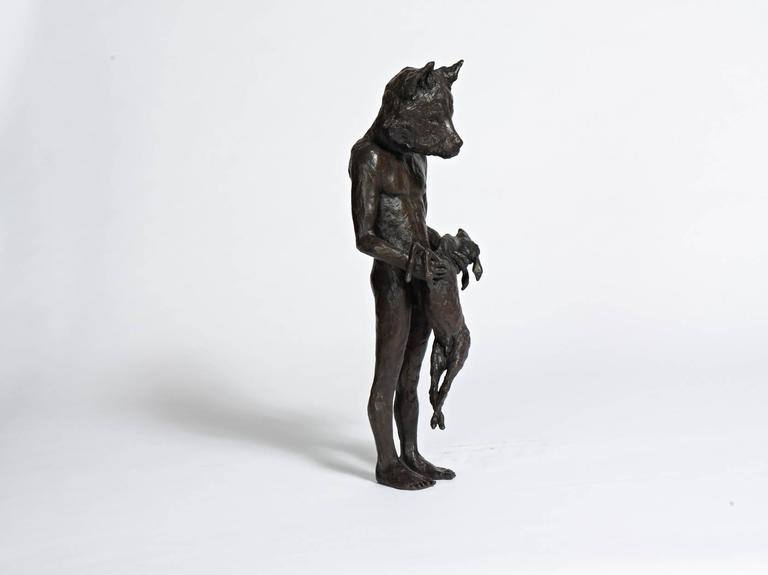 Beth Carter - Wolf and Deer, bronze sculptures For Sale at 1stDibs ...