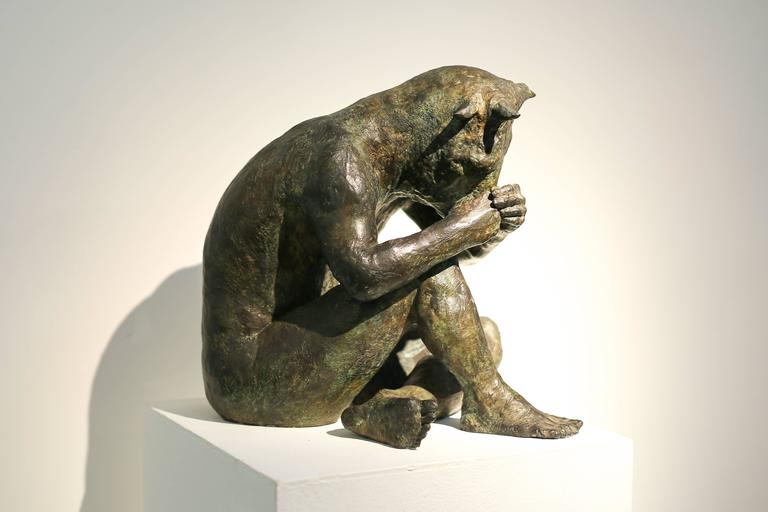 Beth Carter - Minotaur and Moth, bronze sculpture For Sale at 1stDibs ...
