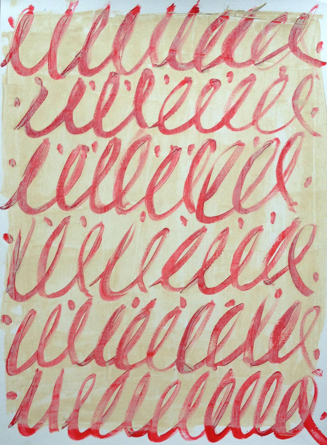 Ashley Chase Andrews - Red Script II For Sale at 1stDibs