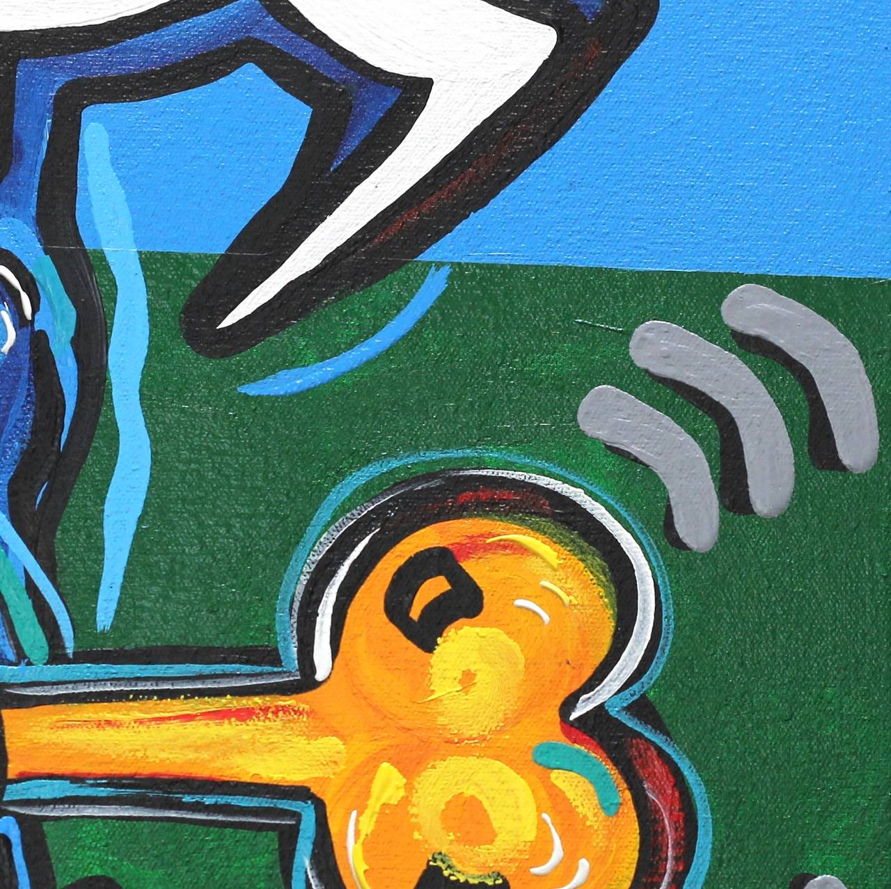 Lisa Grubb - Happy Dog at 1stDibs | lisa grubb artist, happy dog ...