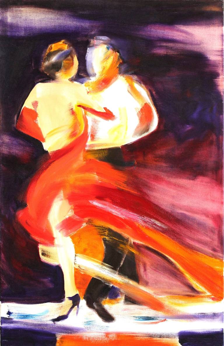 Bettina Mauel - Tango II, Painting at 1stdibs