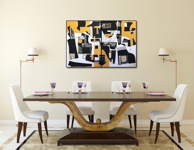 Susan Washington - Deconstructed No.10 (Diptych) at 1stDibs