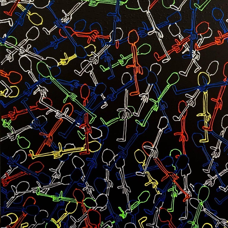 Ricky Hunt - A Different Crowd II For Sale at 1stDibs