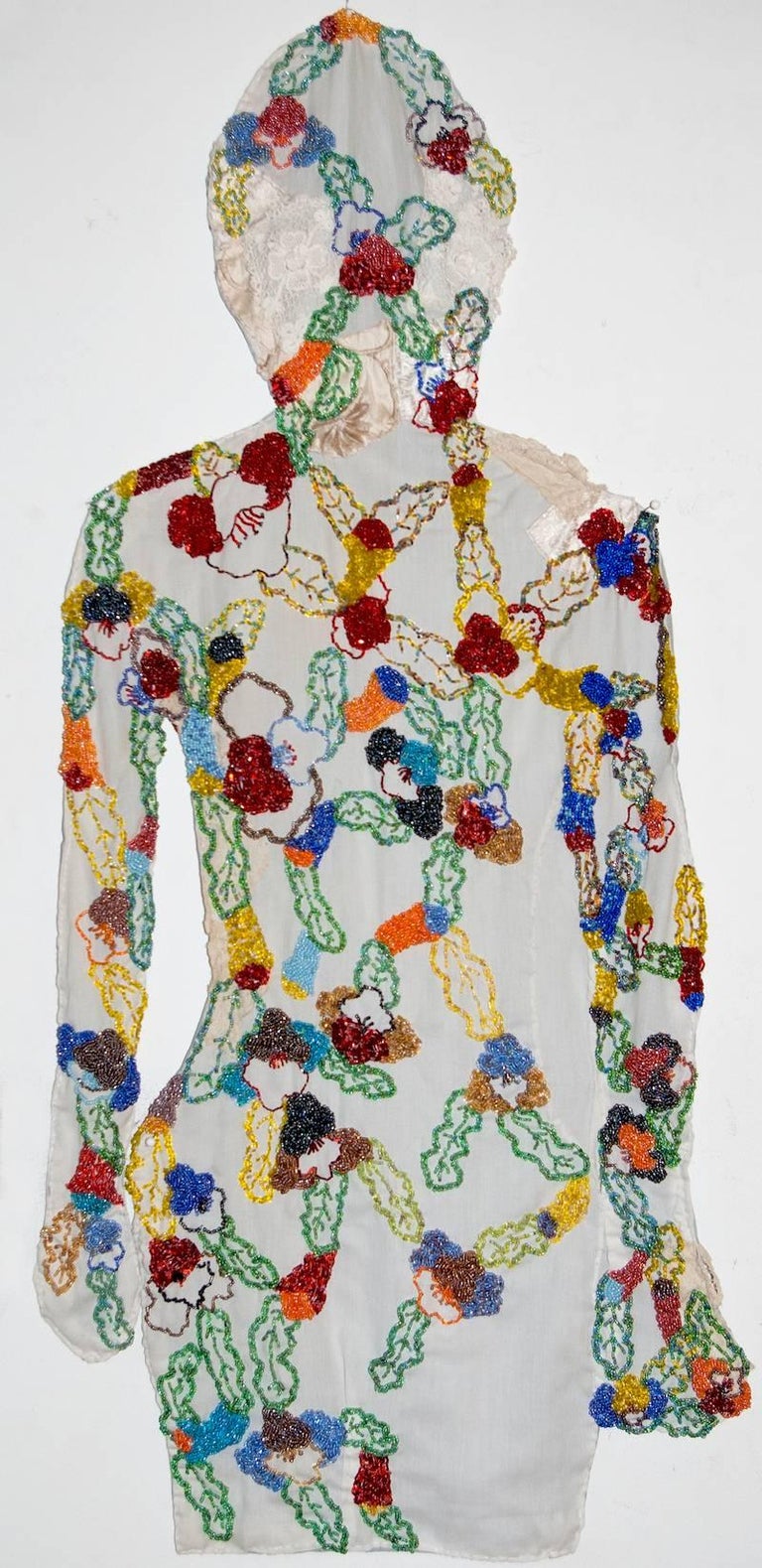 Iviva Olenick - Portrait as my grandmother - embroidered textile ...