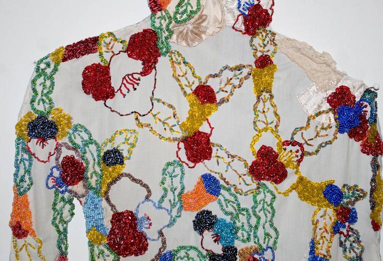 Iviva Olenick - Portrait as my grandmother - embroidered textile ...