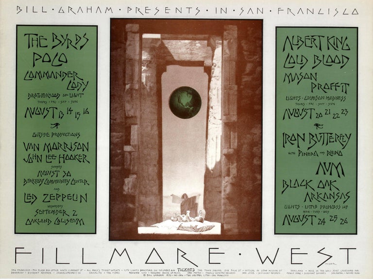 David Singer - Original Bill Graham Music Concert Event Poster ...