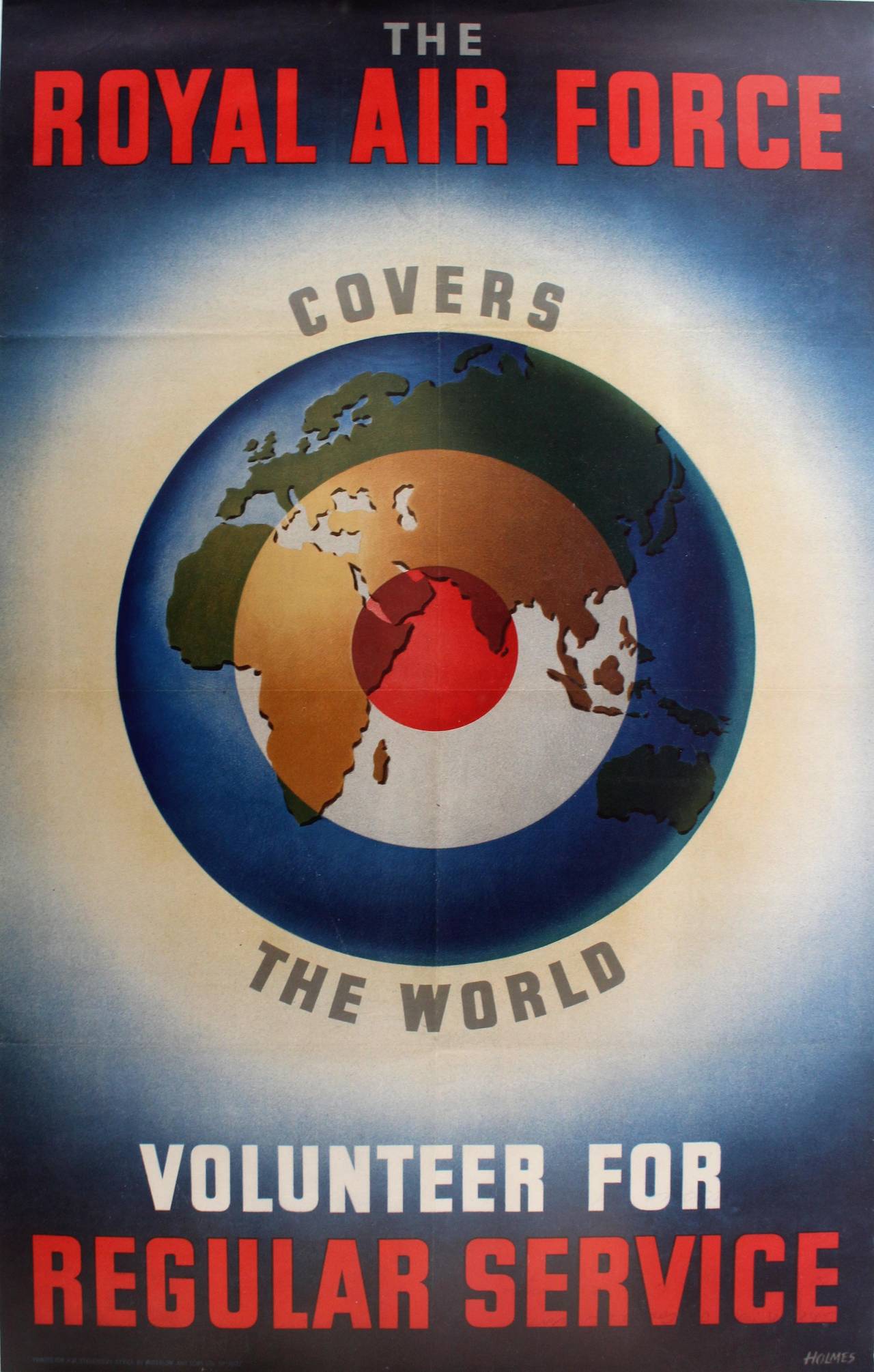 Unknown - Original 1945 RAF Poster - The Royal Air Force - Volunteer ...