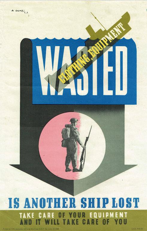 Abram Games - Rare Full Set Of Four Original Vintage World War Two ...