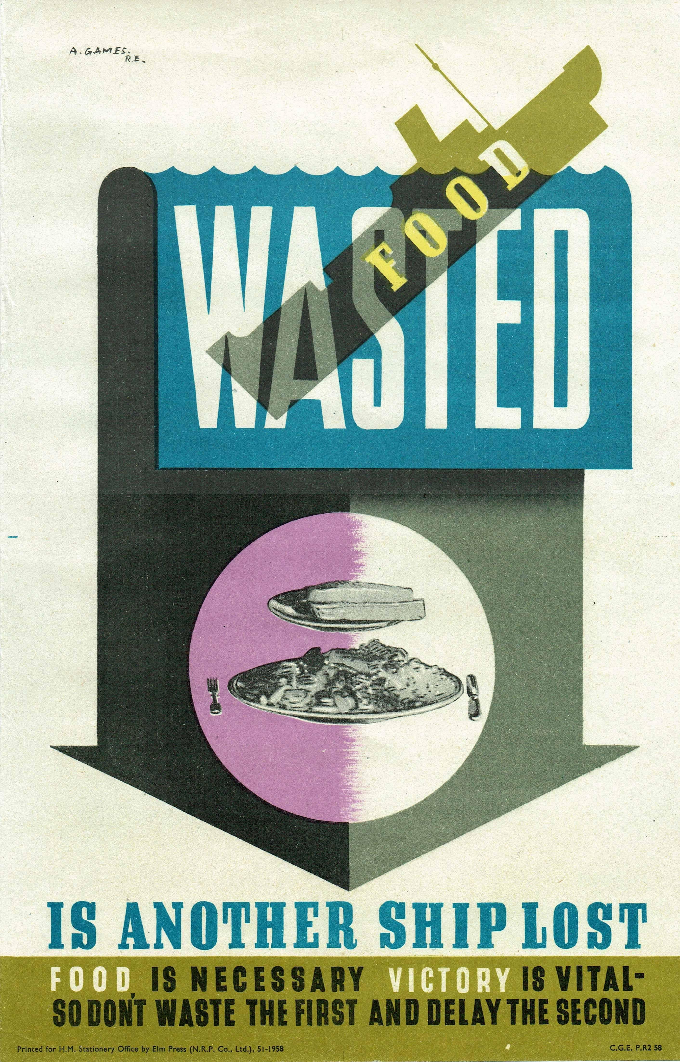 Abram Games - Rare Full Set Of Four Original Vintage World War Two ...