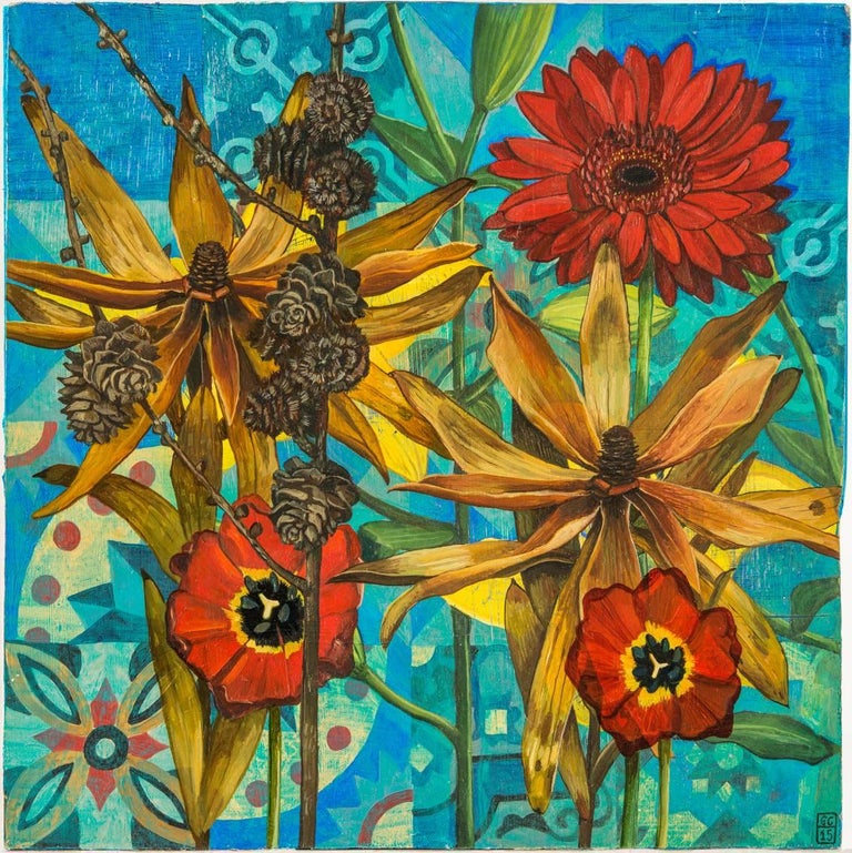 Georgia Cox - Tulips and Tiles For Sale at 1stDibs | georgia cox artist