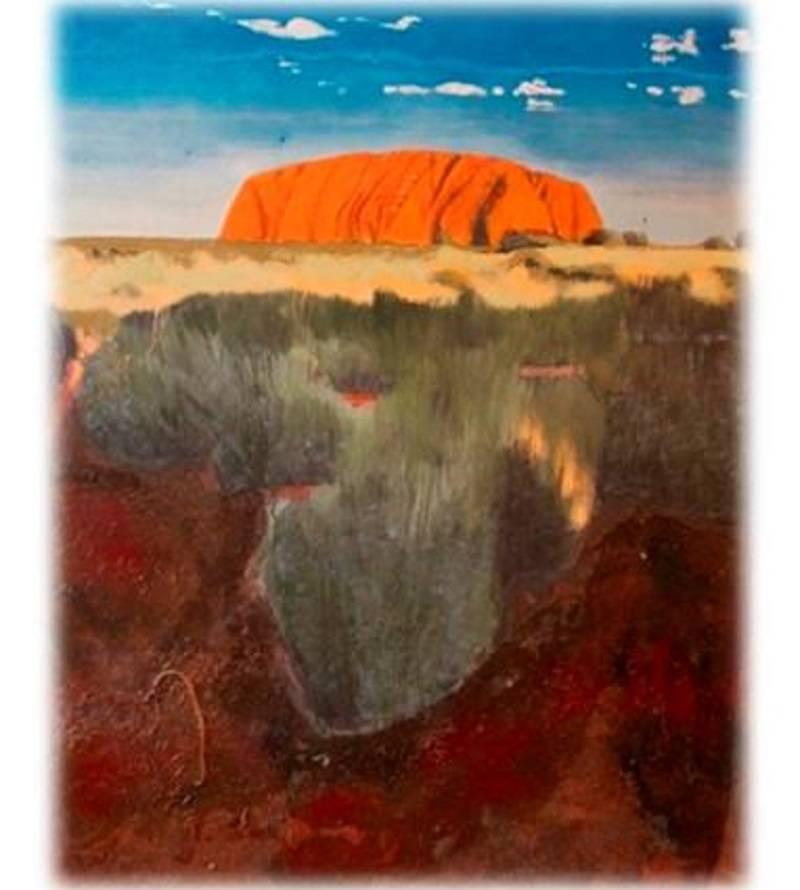 Lydia Bauman - Devil's Marbels, Landscape, Contemporary, Original ...