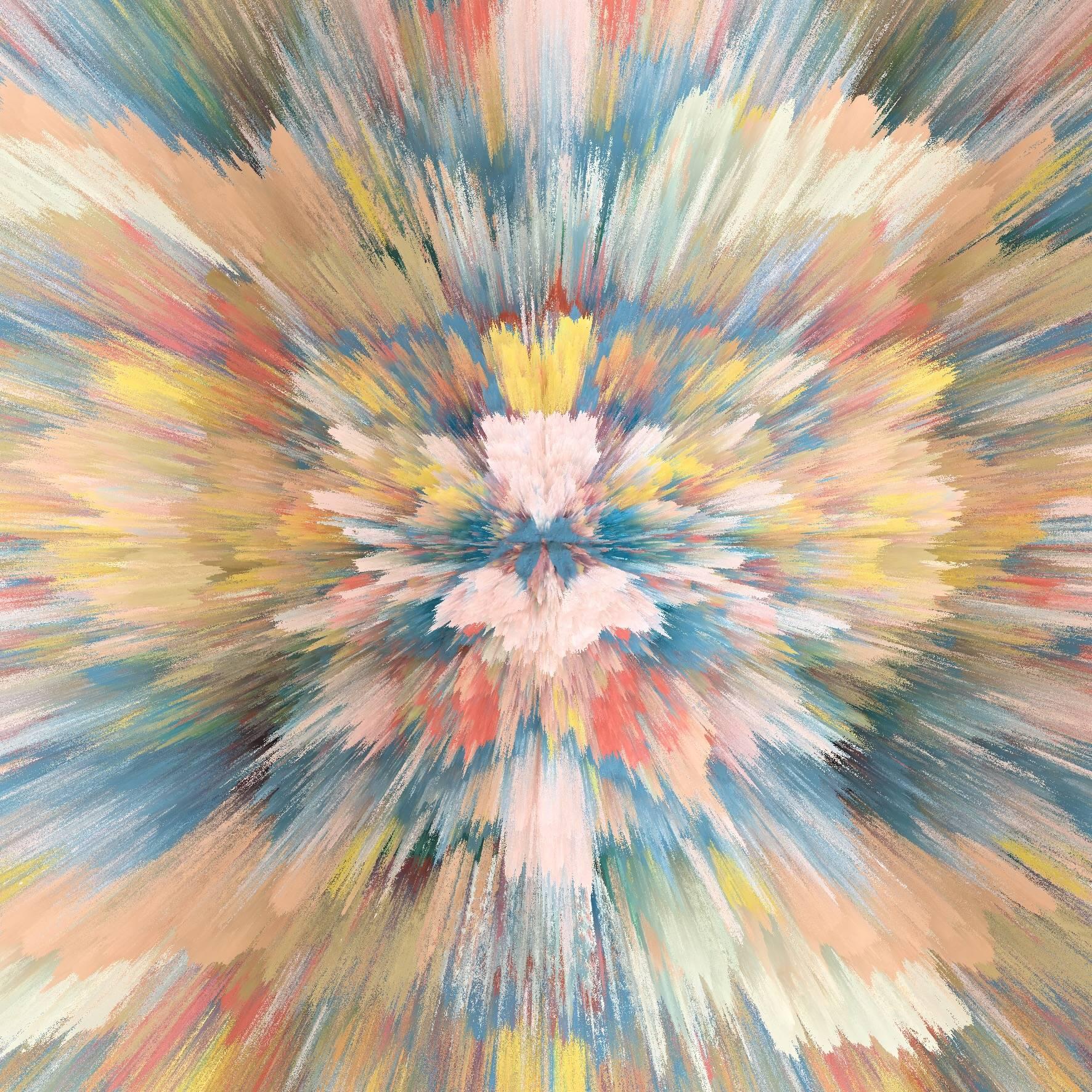 Alex Osborne - Centerfold Explosion of colours For Sale at 1stDibs