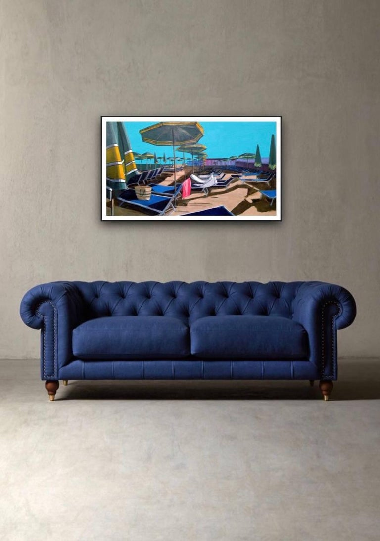 Richard Burger - Still Life With A Pink Towel. Original. Oil Paint on ...