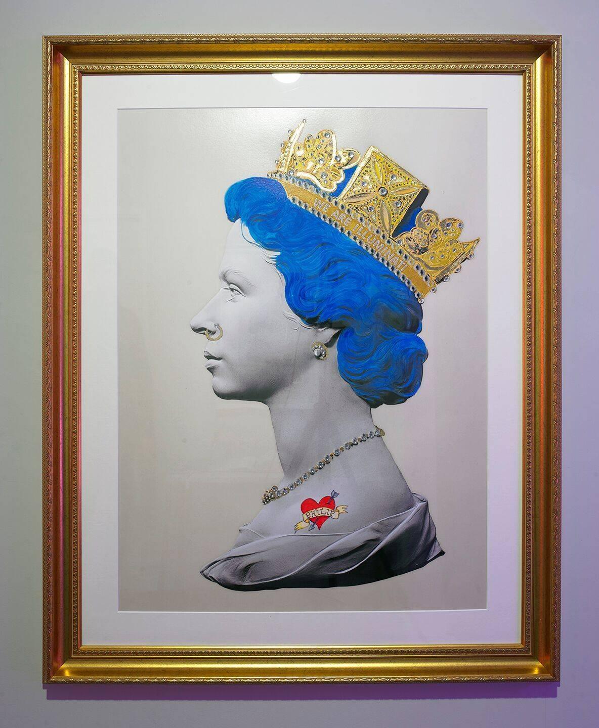 Mark Sloper - Blue Punk Queen Large, Orginal. at 1stDibs