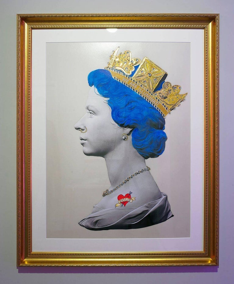 Mark Sloper - Blue Punk Queen Large, Orginal. at 1stDibs