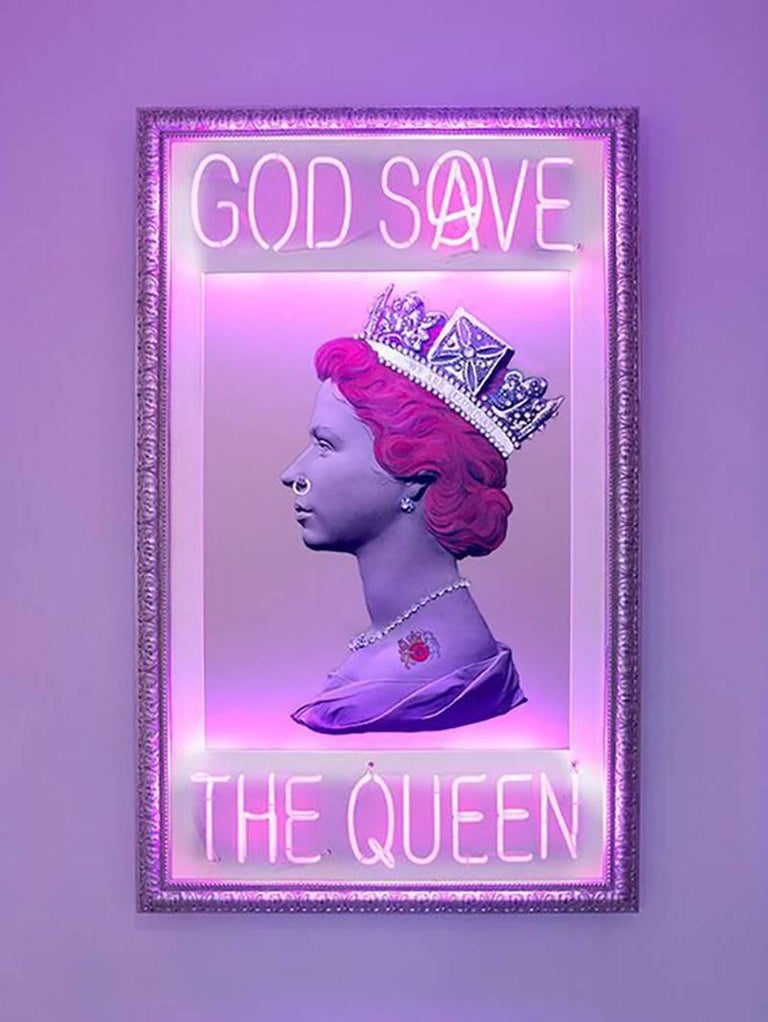 Mark Sloper - God Save The Queen, Original.Neon Handblown 21st century ...
