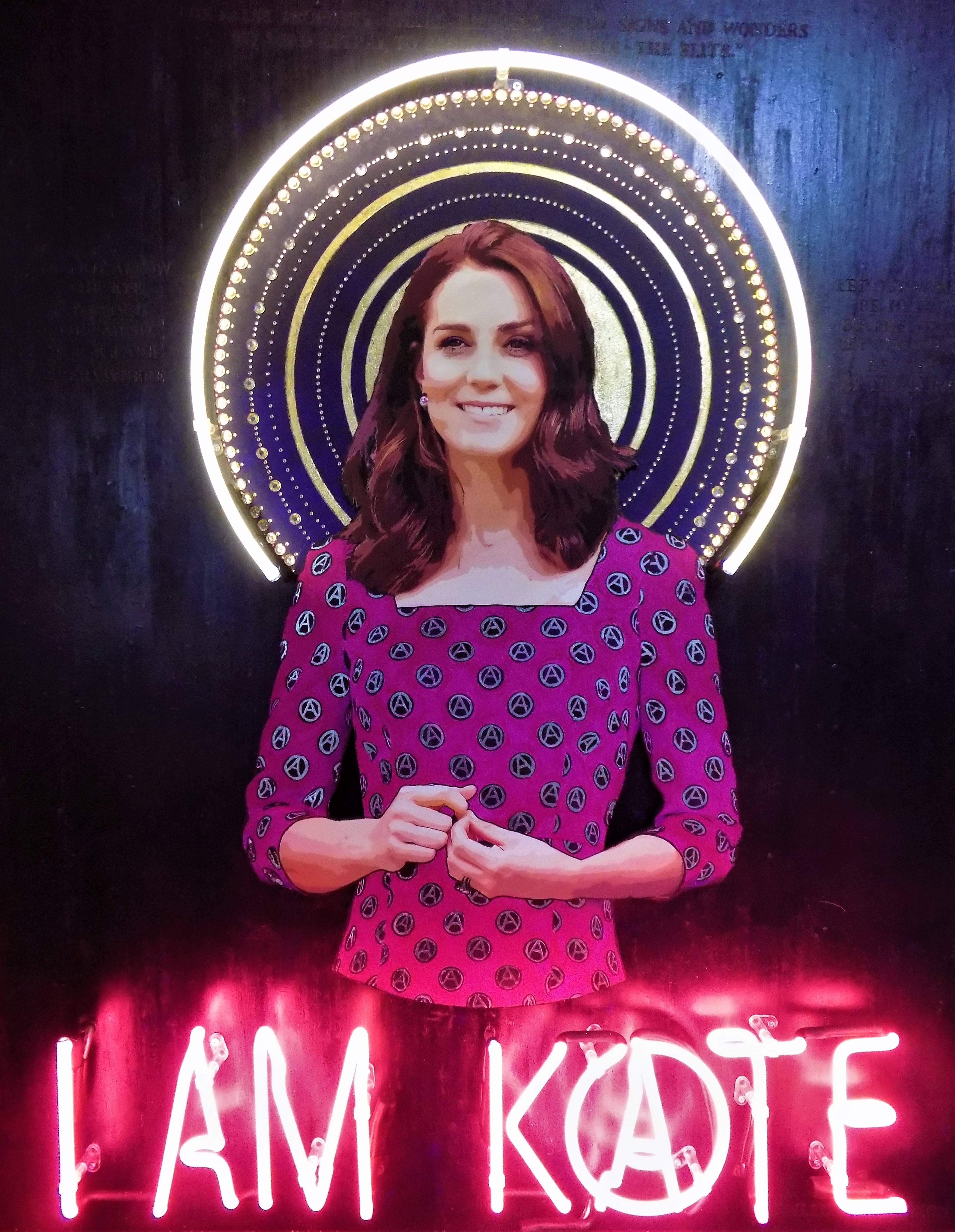 Mark Sloper - Kate Neon Mixed Media featured in Art Dubai Original Sold ...