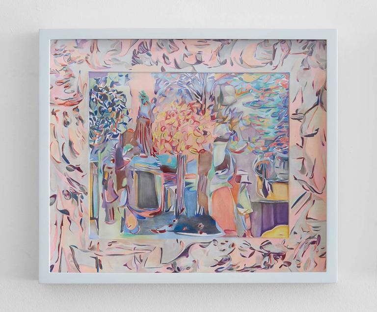 Sarah Ann Weber - Luxembourg Gardens, Sarah Weber, Color Pencil ...