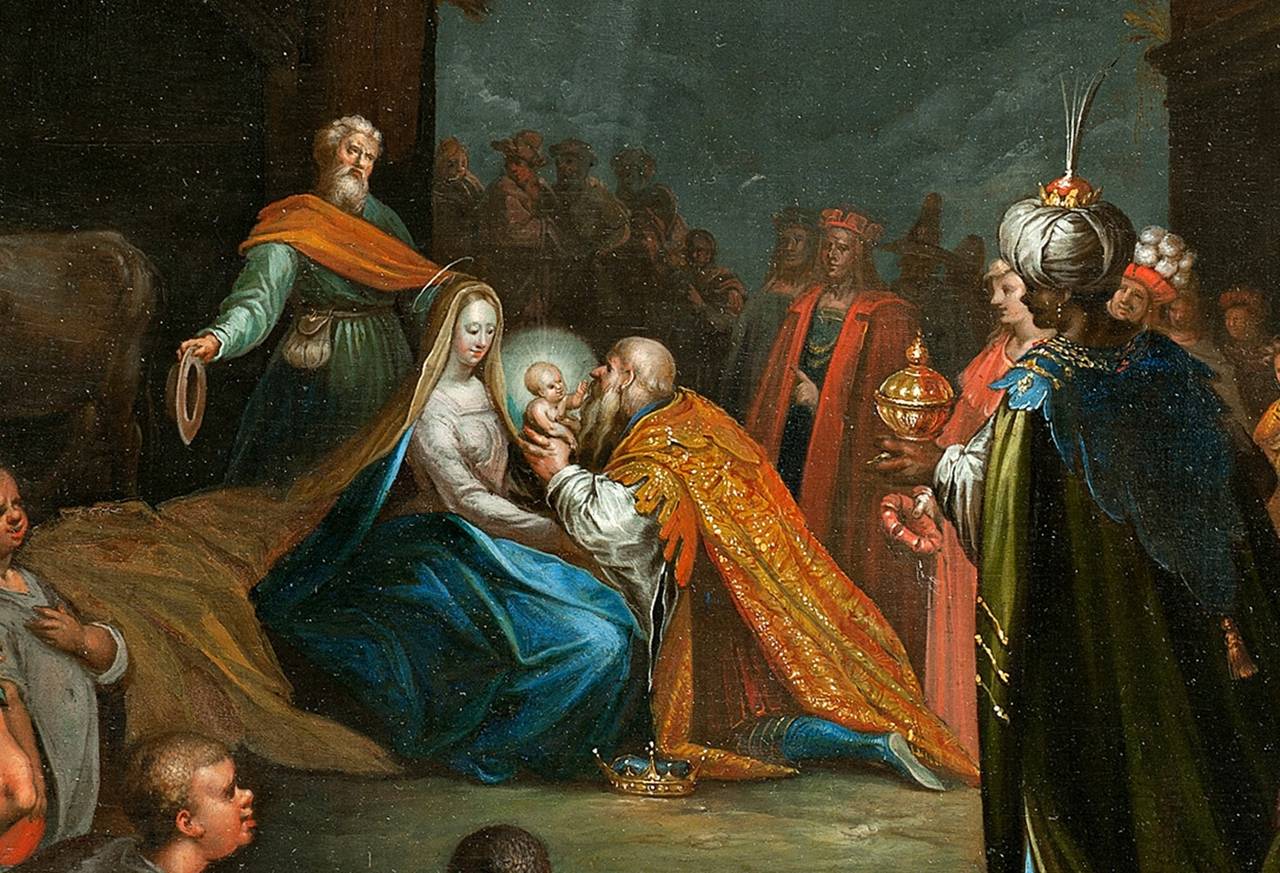 Franz C. Reicher - Adoration of the Magi For Sale at 1stDibs