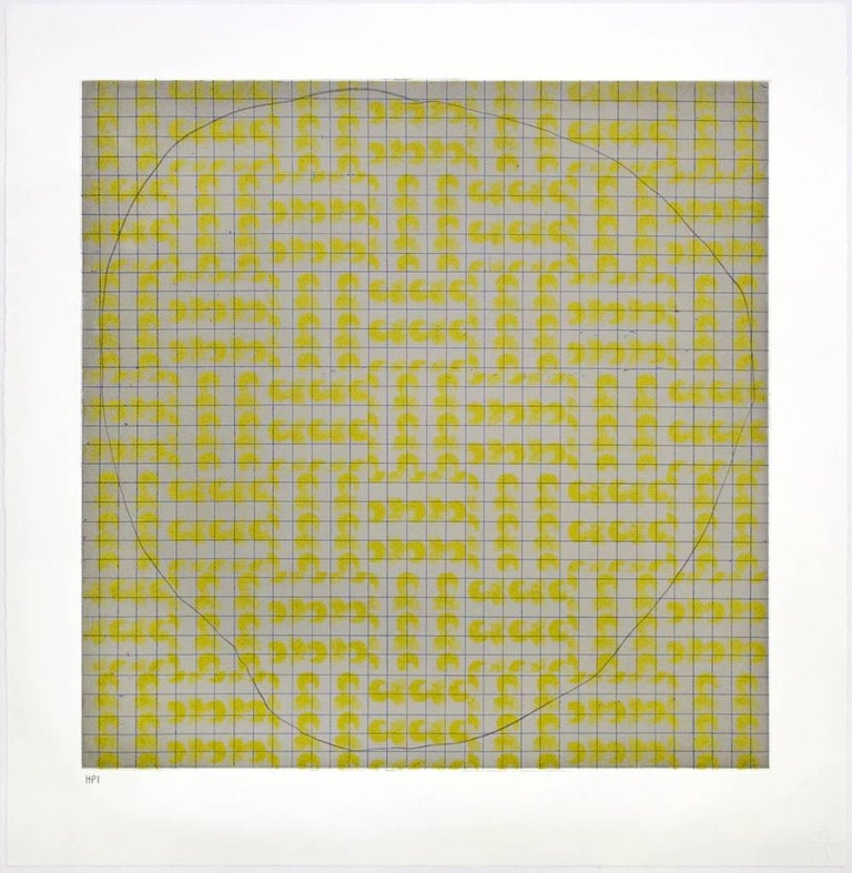 McArthur Binion - MAB: (Etching I) 1971 Grey For Sale at 1stDibs