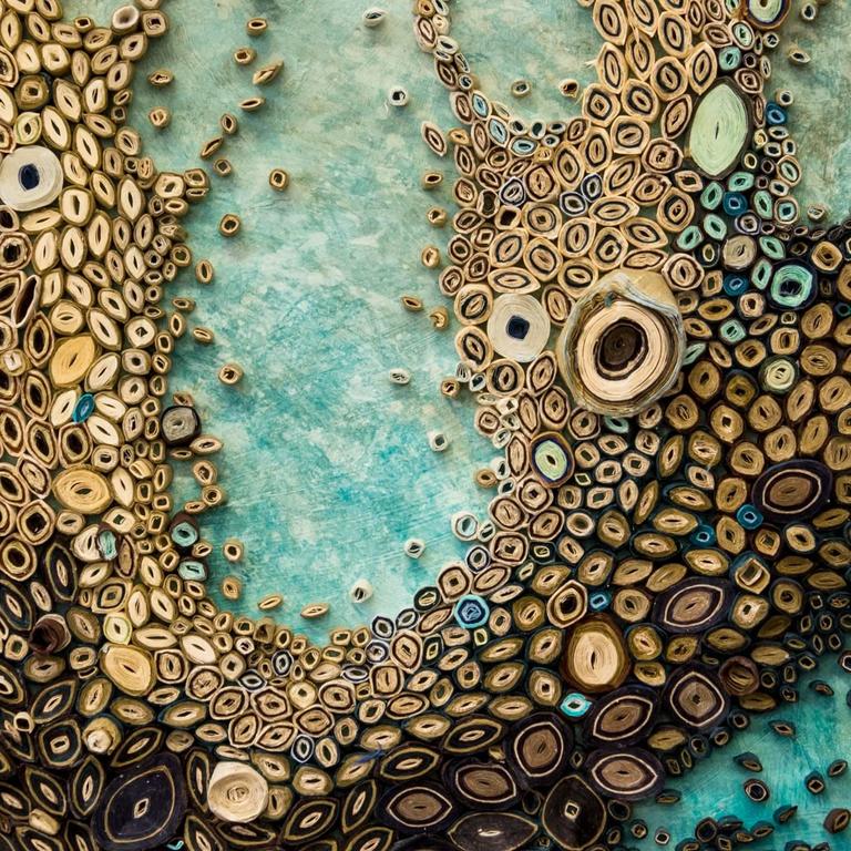 Amy Genser - Celadon Roots 3D paper work For Sale at 1stDibs