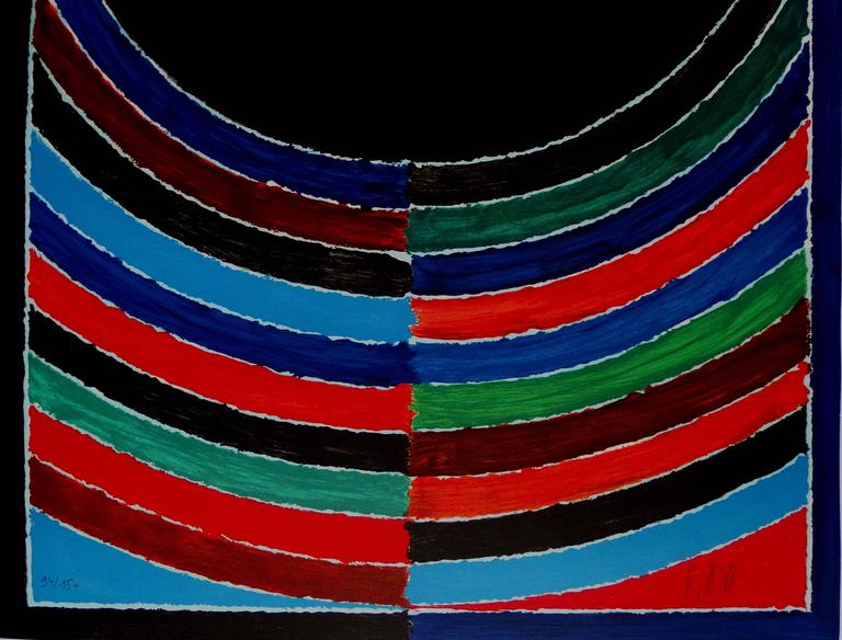 Sayed Haider Raza - Bindu - Original handsigned lithograph - 150 copies ...