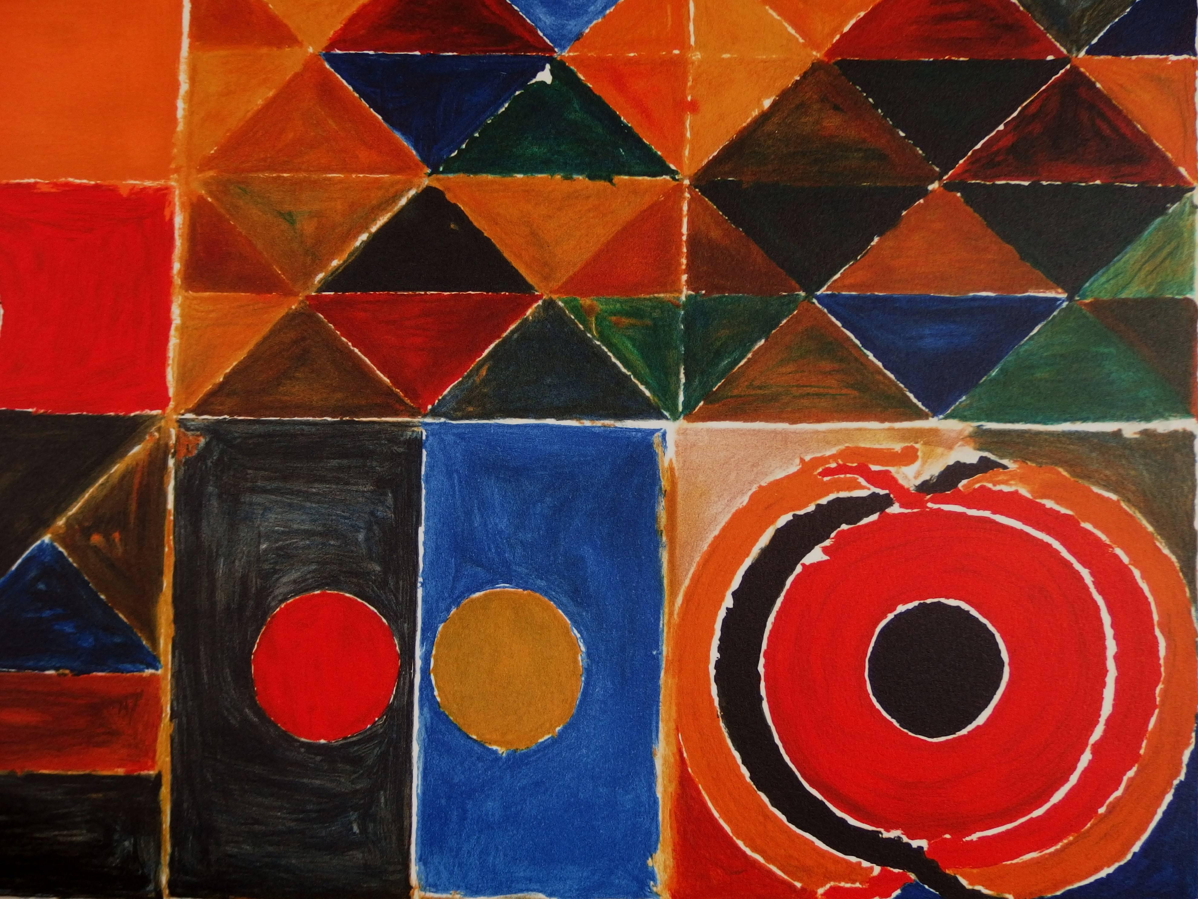 Sayed Haider Raza - Morning Raga - Original handsigned lithograph - 150 ...