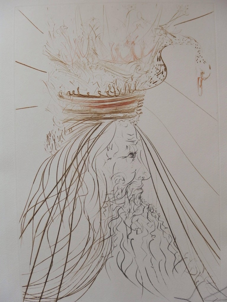 Le roi Marc ("King Marc"), Original etching, Handsigned For Sale at 1stDibs