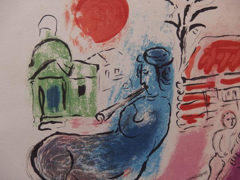 Marc Chagall Maternity With Centaur Original Handsigned Lithograph