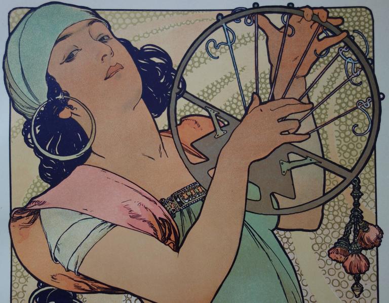 Alphonse Mucha - Salomé - original litograph (1897-1898) at 1stDibs