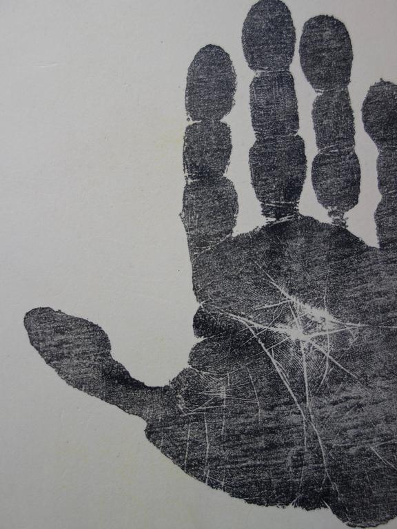 Pablo Picasso - Hand of the Artist - Original lithograph - 1962, Print ...