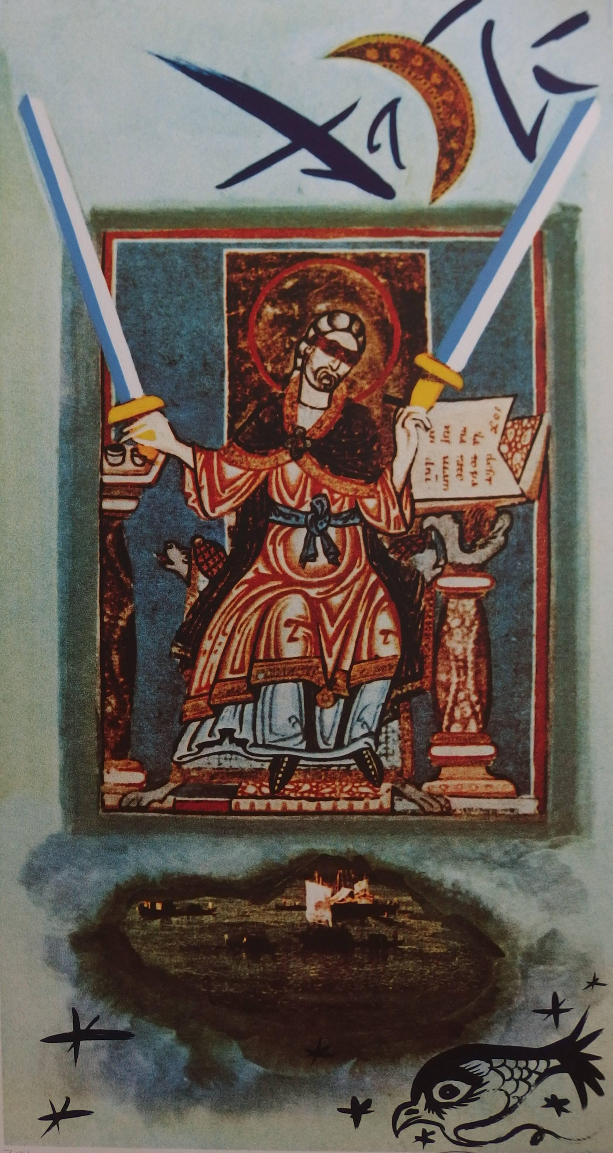 Two of swords - Lithograph - 1978 at 1stDibs | two swords